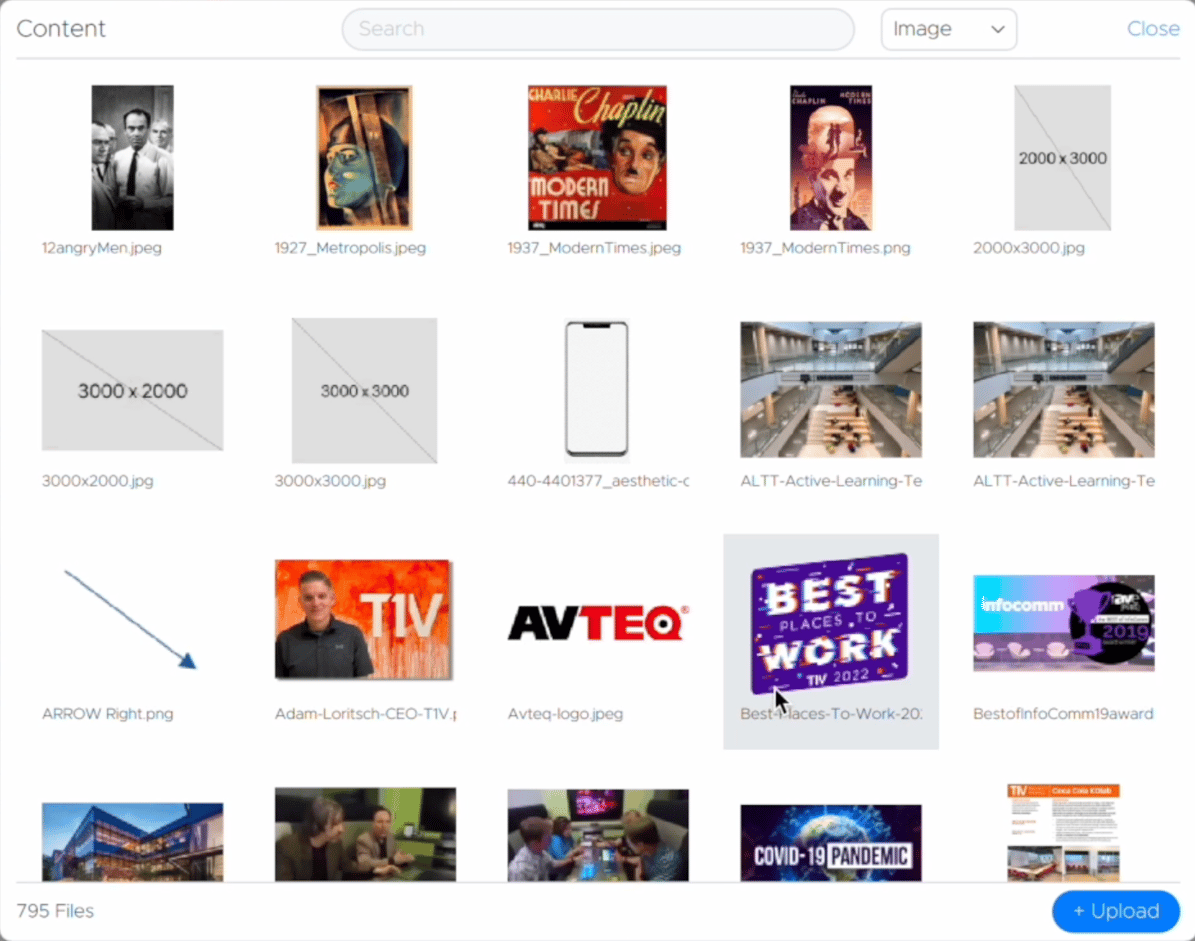 How to update a thumbnail with T1V Story Editor